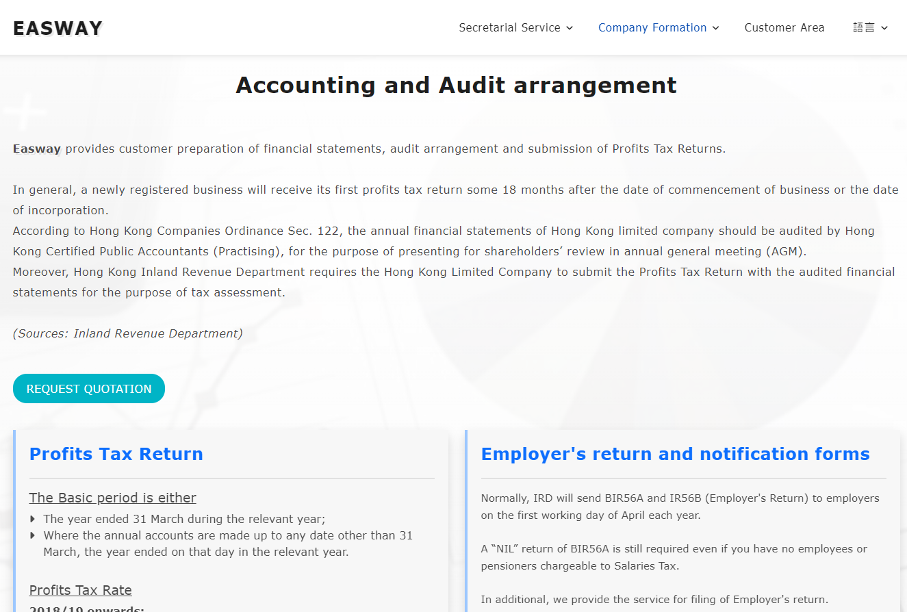 Audit arrangement | Easway Business Centre